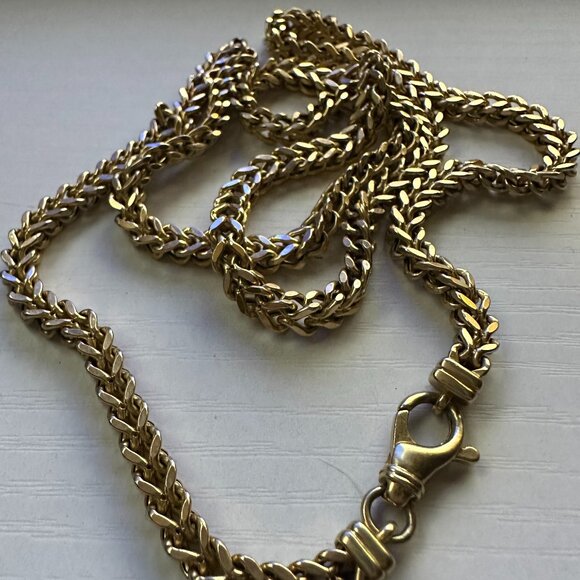 Accessories | 14k Foxtail Gold Chain 26 In | Poshmark